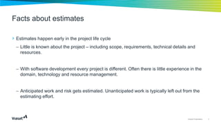 Estimating software development | PPT