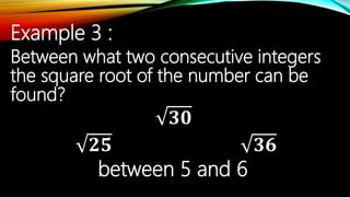 Estimating square root | PPTX