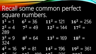 Estimating square root | PPTX