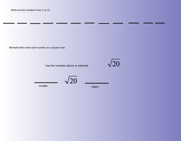 Estimating square roots | PPT