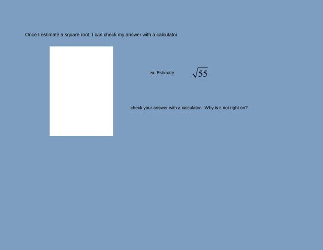 Estimating square roots | PPT