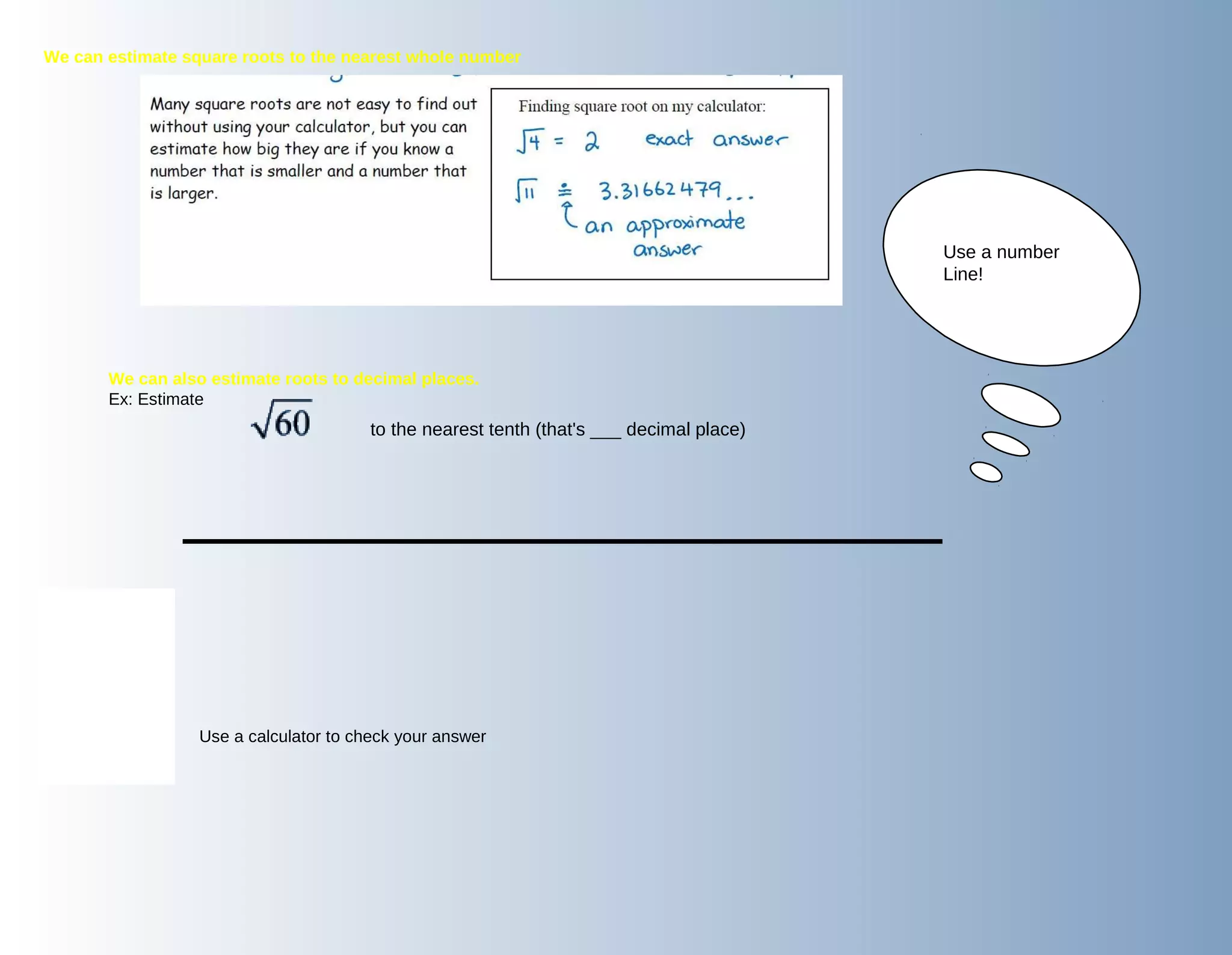 Estimating square roots | PPT