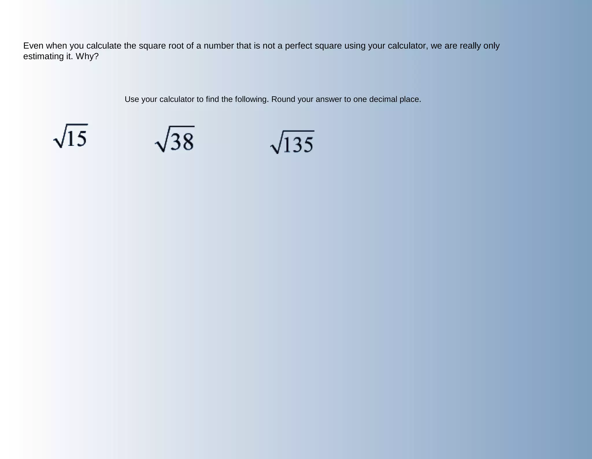 Estimating square roots | PPT