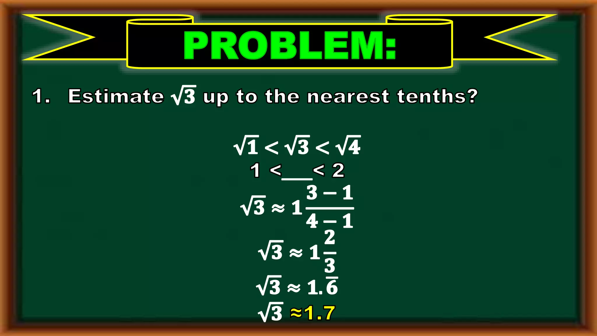 Estimating square roots | PPTX