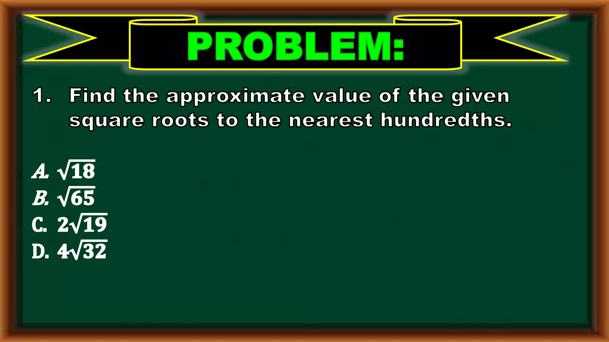 Estimating square roots | PPTX