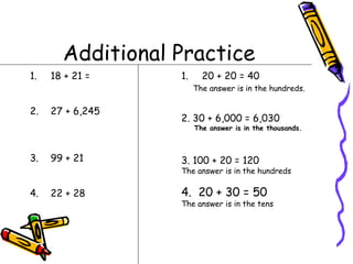 Estimating sums | PPT