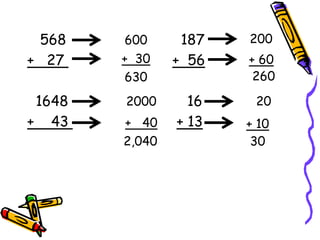 Estimating sums | PPT