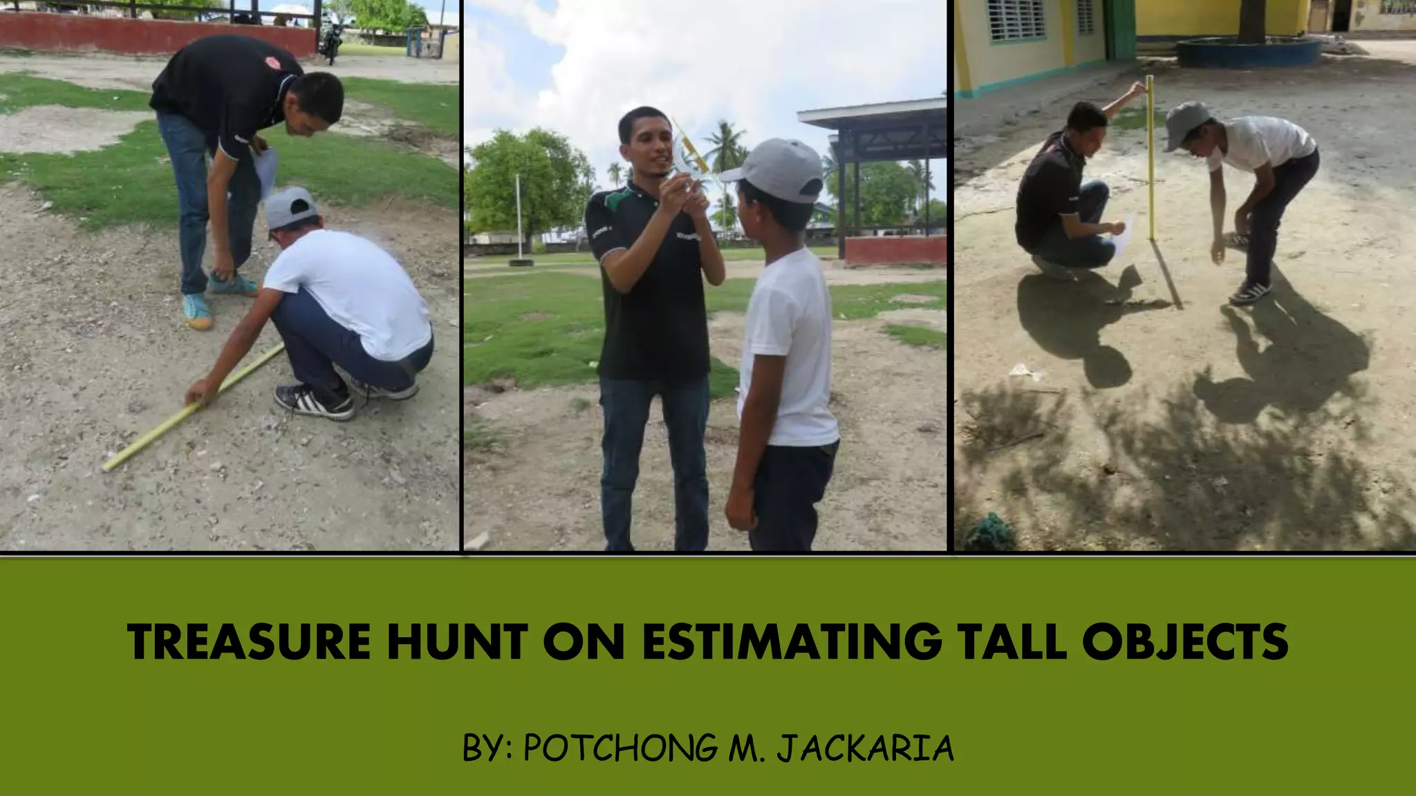 Measuring tall objects using clinometer, shadow, and mirror method | PPTX