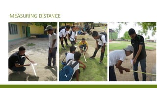 Measuring tall objects using clinometer, shadow, and mirror method | PPTX