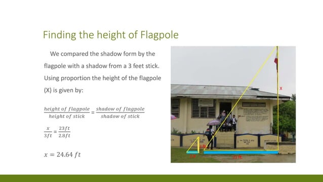 Measuring Tall Objects Using Clinometer Shadow And Mirror Method Pptx