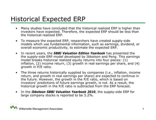 Estimating The Equity Risk Premium | PPT
