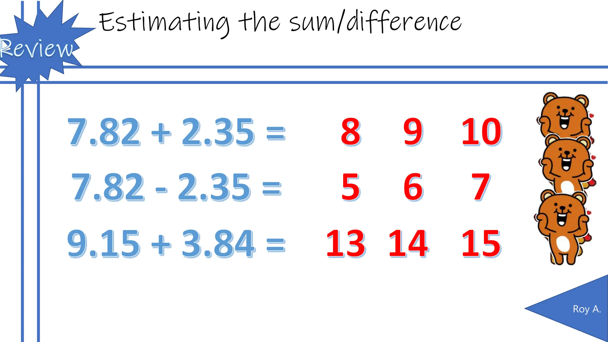 Estimating the products of decimal numbers with reasonable.pptx