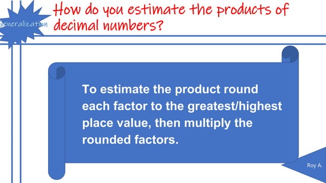 Estimating the products of decimal numbers with reasonable.pptx