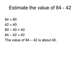 Estimation | PPT