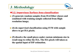 Estimation of impervious surface based on integrated analysis of classification and regression ...