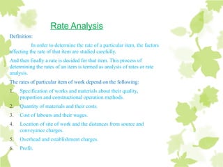 ESTIMATION AND COSTING OF A COMMERCIAL BUILDING | PPTX