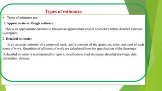 Estimation and Costing course lecture 1.pdf