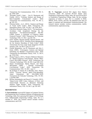 Estimation and design of mc ds-cdma for hybrid concatenated coding in high speed vehicular ...
