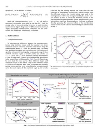 Estimation andexperimentalvalidationofcuttingforcesinball endmilling | PDF