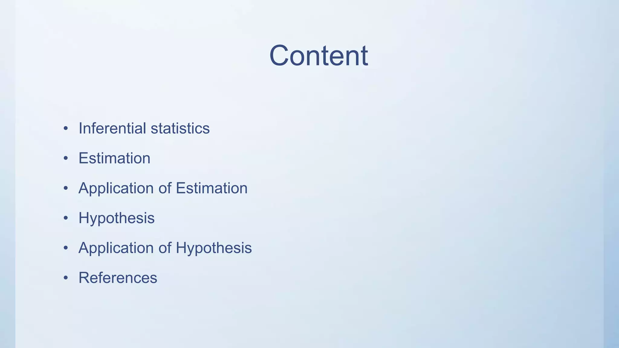 Estimation and hypothesis | PPTX