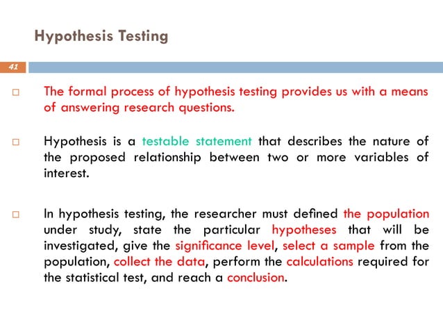 Estimation And Hypothesis Testing 2pdf