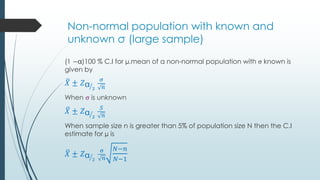 Estimation by c.i | PPT