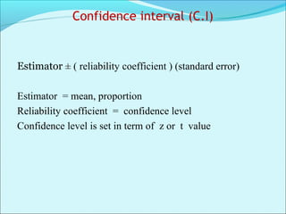 Estimation&ci (assignebt ) | PPT