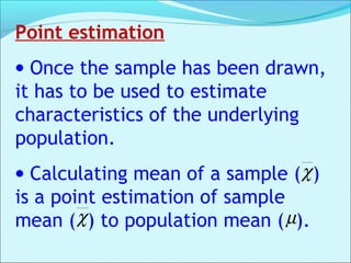 Estimation&ci (assignebt ) | PPT
