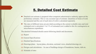 Estimation and Costing | PPTX