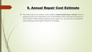 Estimation and Costing | PPTX