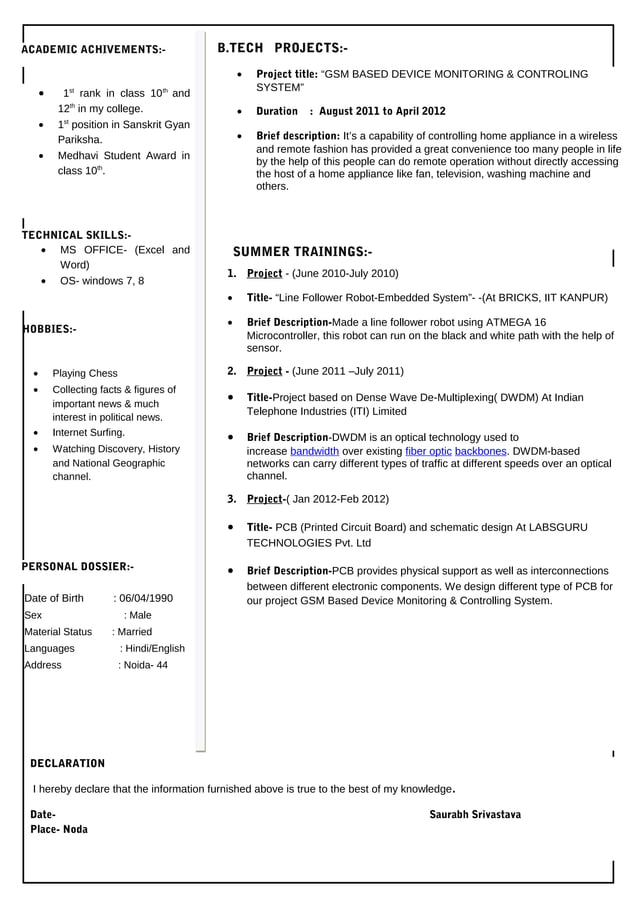 Resume for Estimation Engineer Electrical 3 year exp | DOC