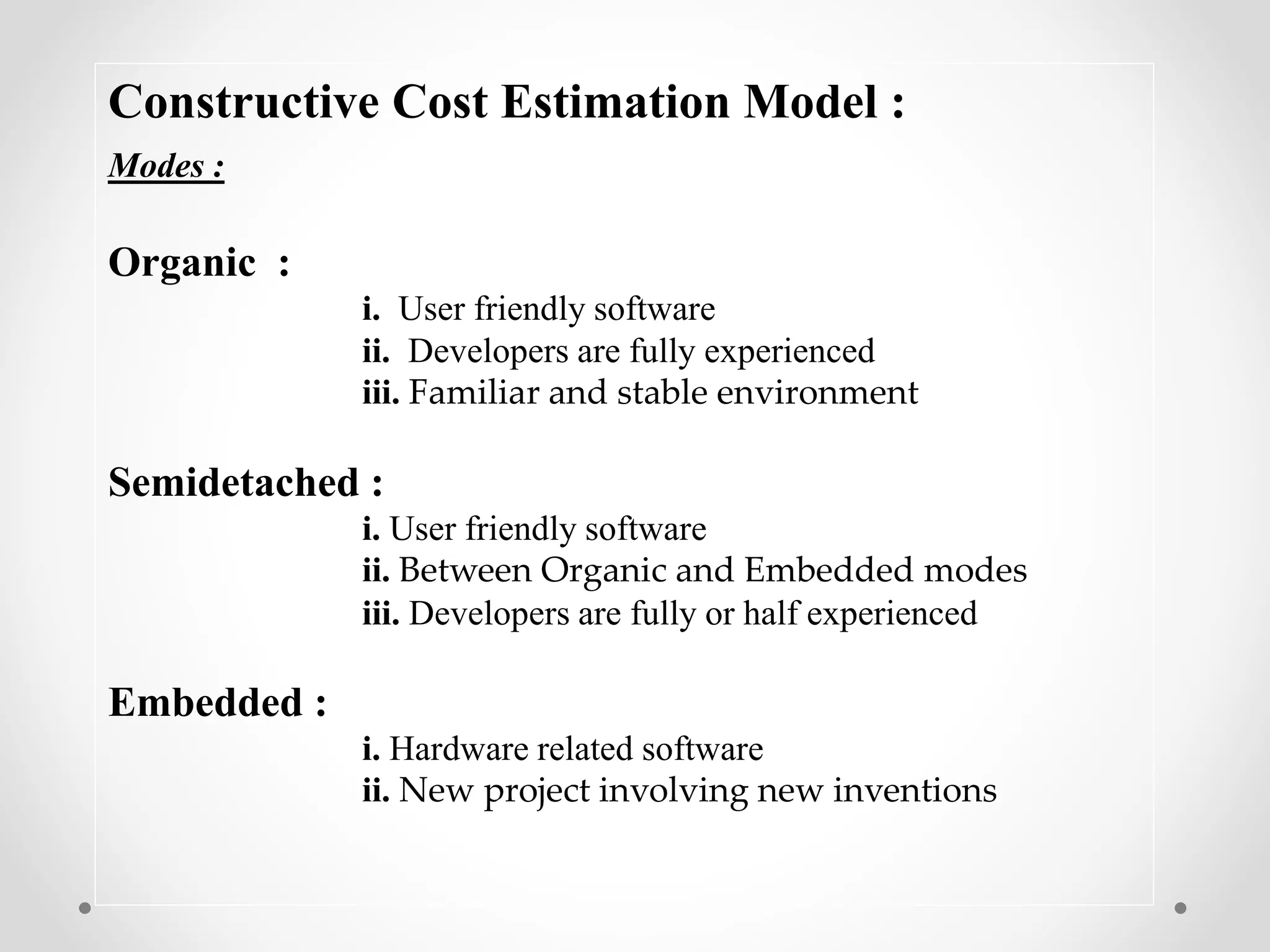Estimation for software | PPTX
