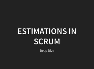 Estimation improvement in SCRUM | PPT