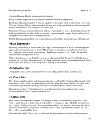 Estimation In Agile Project | ODT
