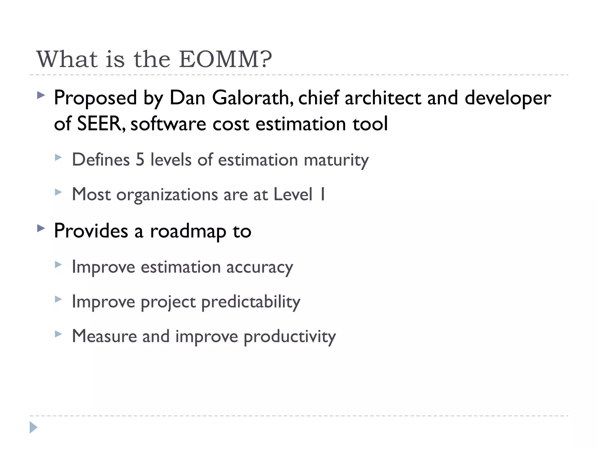 Estimation maturity model using function points | PPT