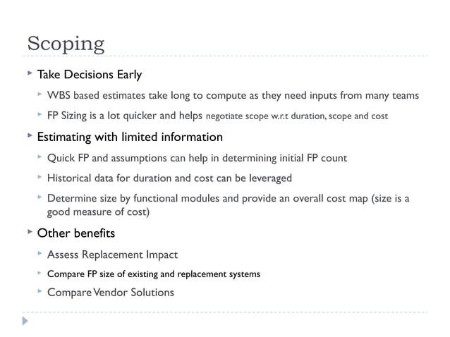 Estimation maturity model using function points | PPT