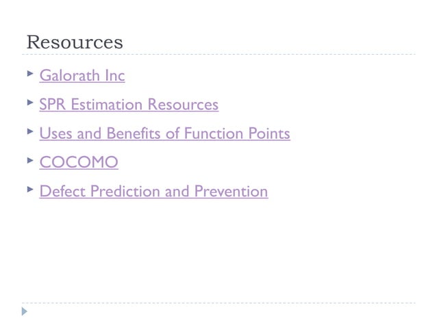 Estimation maturity model using function points | PPT