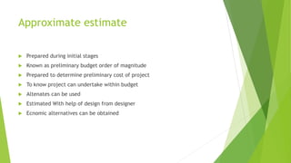 maintenance cost,approximate estimation,unit bay method | PPTX | Auto ...