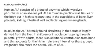 Estimation of alkaline phosphatase.pptxx | PPTX