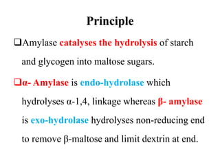 Estimation of amylases | PPTX | Chemistry | Science