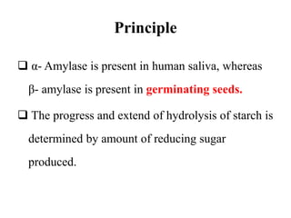 Estimation of amylases | PPTX | Chemistry | Science