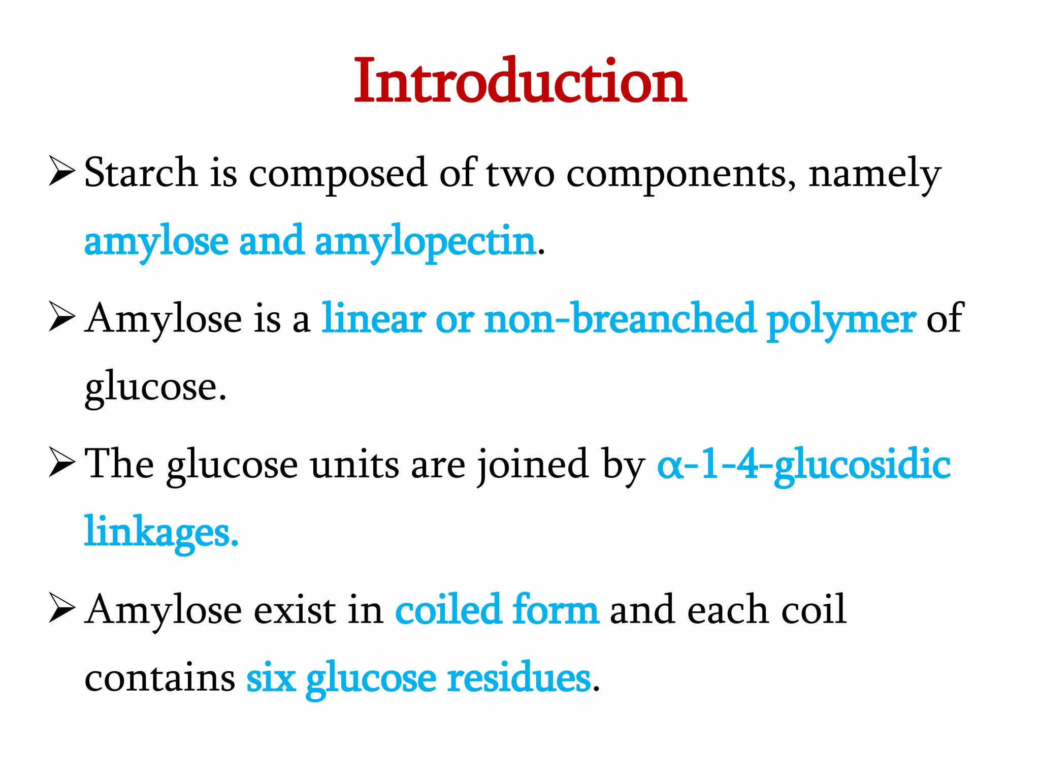Estimation of amylose | PPTX