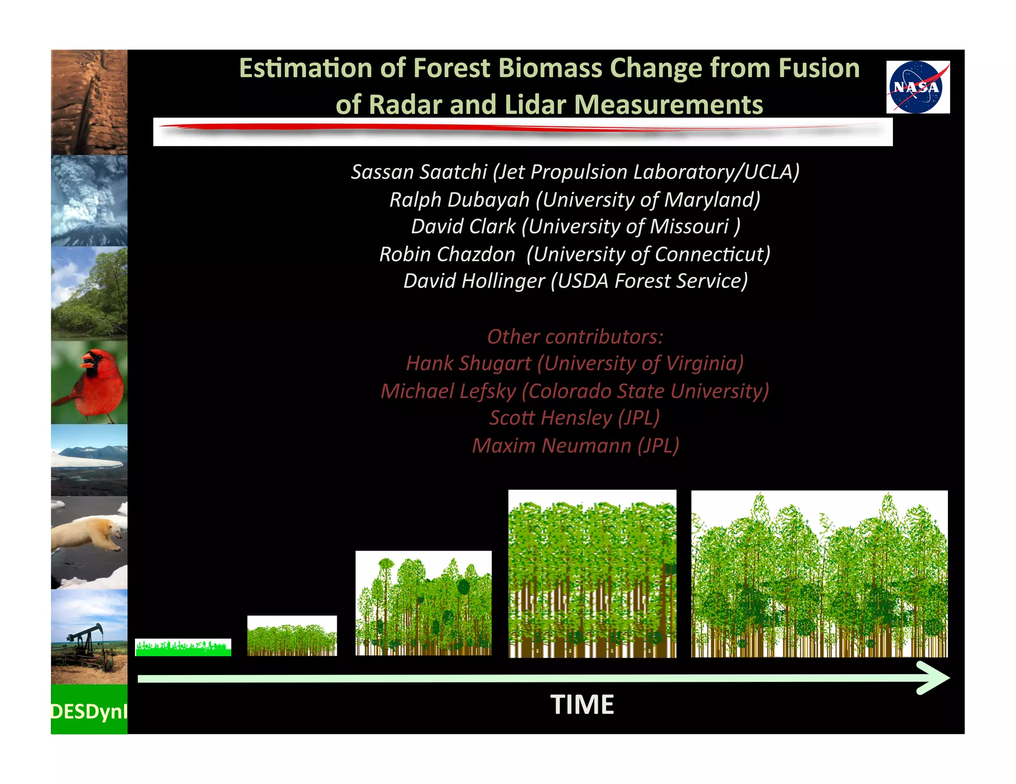 WE1.L09.5 - ESTIMATION OF FOREST BIOMASS CHANGE FROM FUSION OF RADAR ...