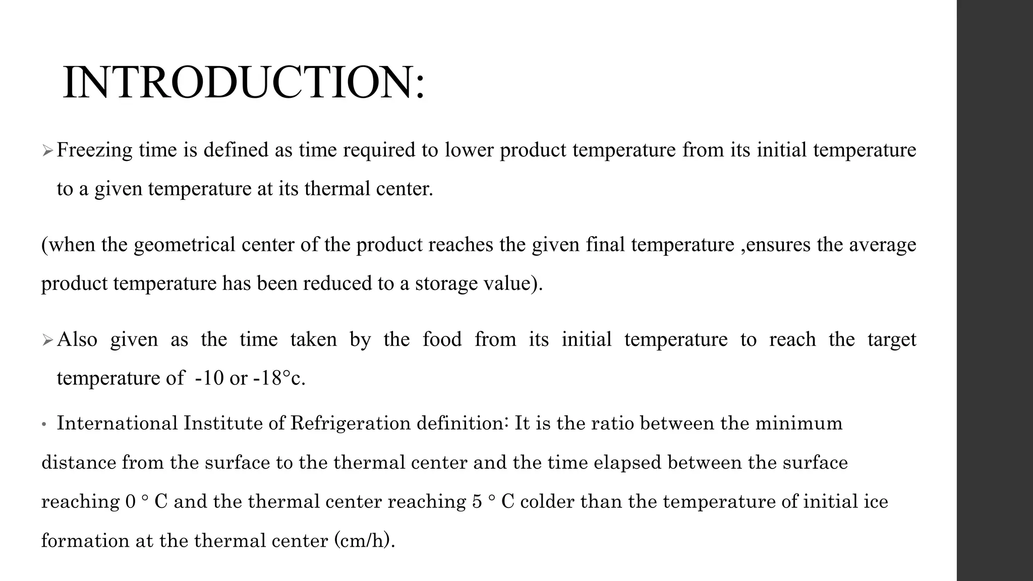 Estimation of freezing time | PPTX