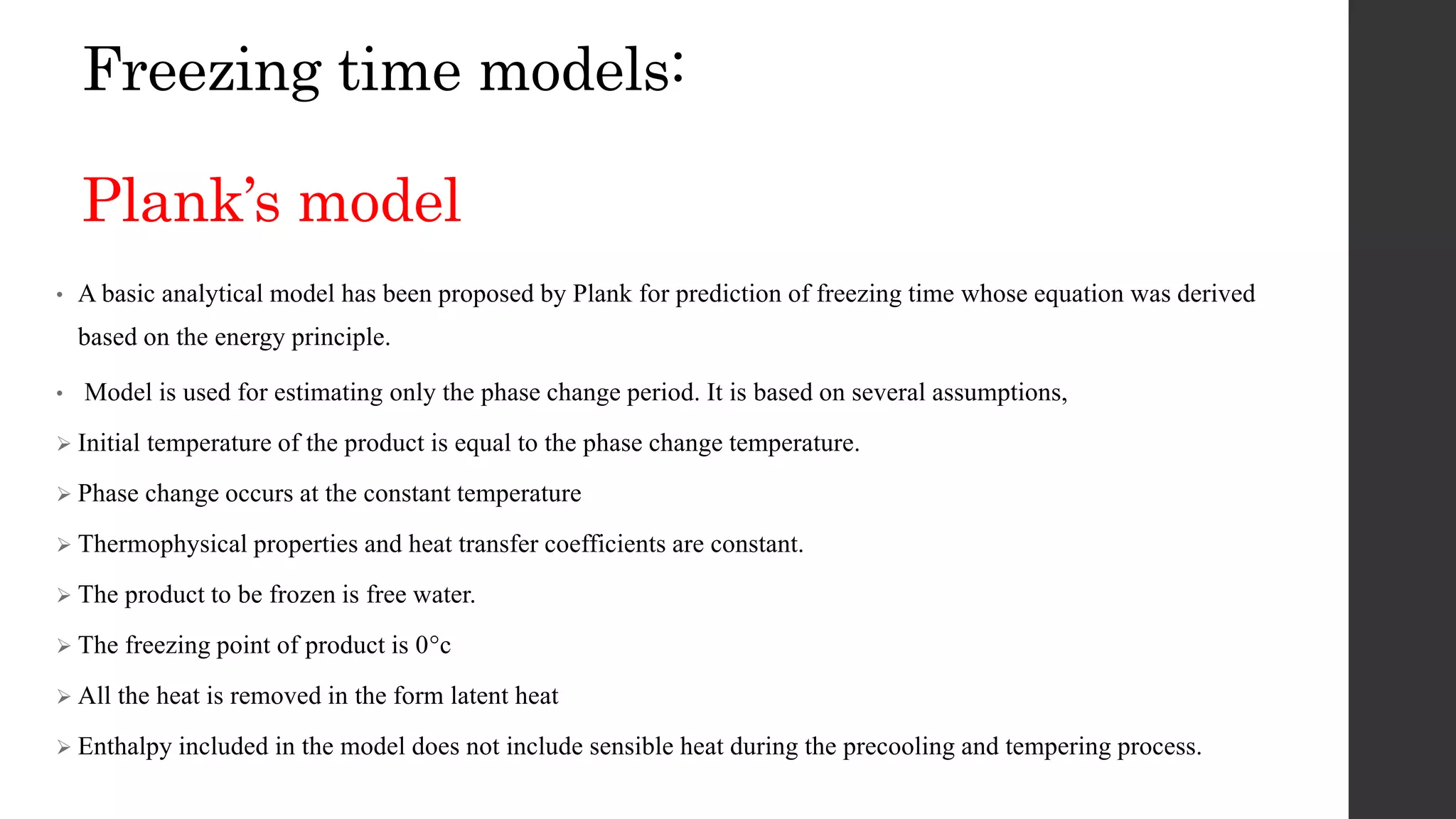 Estimation of freezing time | PPTX
