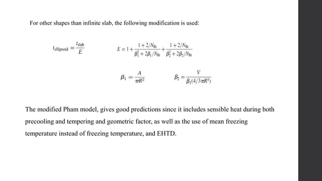 Estimation of freezing time | PPT