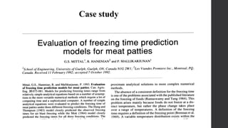 Estimation of freezing time | PPTX