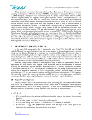 Estimation of global solar radiation by using machine learning methods | PDF