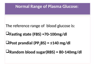 Estimation of Plasma Glucose BY GOD-POD METHOD | PPTX