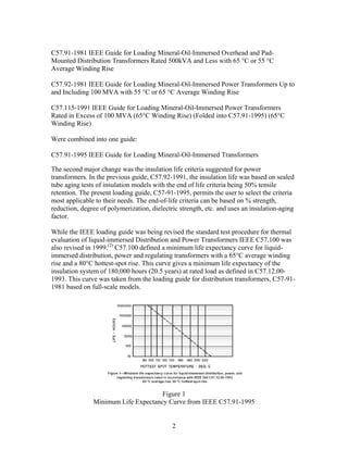 Estimation of insulation life based on dual temperature aging model (2) | PDF | Gas and Electric ...